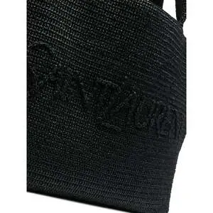 Saint Laurent Woven Raffia Tote Bag