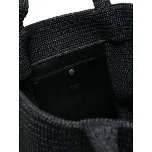 Saint Laurent Woven Raffia Tote Bag