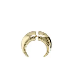 MARINE SERRE Tone Recycled Tin Crescent Moon Single Earring