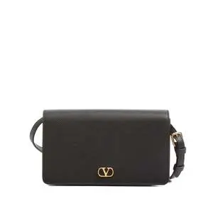 Valentino Garavani Calf Leather Mini Bag - Black