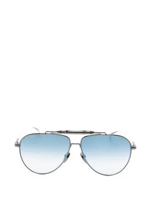 Gucci Aviator Sunglasses With Bamboo-effect Detail - Multicolor