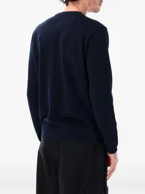 Stone Island Ribbed Cotton Crewneck Sweater - Blue