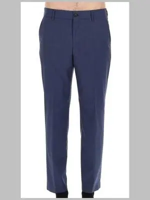 BOSS 100% Virgin Wool Trousers - Blue