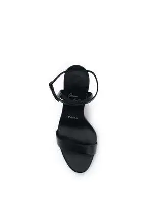 CHRISTIAN LOUBOUTIN Miss Z Nappa Leather Stiletto Sandals