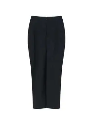 Givenchy Draped Pencil Skirt - Black