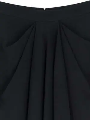 Givenchy Draped Pencil Skirt - Black