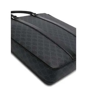 Gucci Gg Supreme Canvas Tote Bag - Black