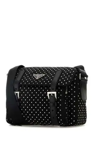 Prada Re-nylon Crossbody Bag - Black