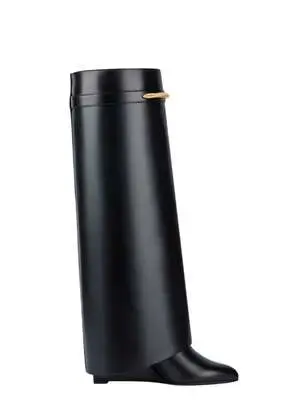 Givenchy Pointed-toe Wedge Boots - Black