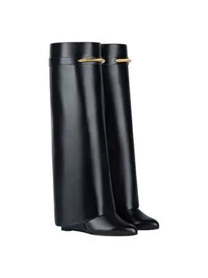 Givenchy Pointed-toe Wedge Boots - Black