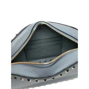Valentino Garavani Studded Satchel & Cross Body Bag - Blue