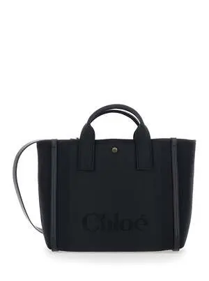 Chloé Tote Bag With Printed Logo - Multicolor
