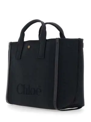 Chloé Tote Bag With Printed Logo - Multicolor
