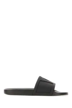 Valentino Garavani Embossed Slides - Multicolor