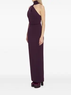 Solace London Demi Maxi Dress With Zip Fastening - Multicolor