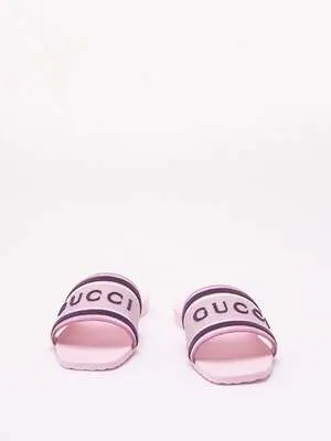 Gucci Slides With Logo Detail - Multicolor