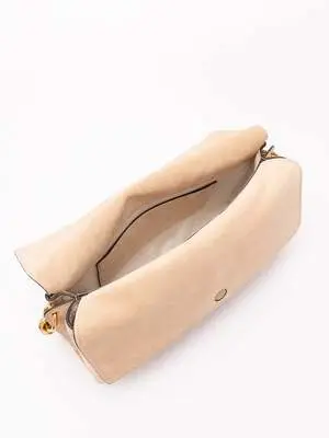 Gucci Gg Monogrammed Calf Leather Handbag