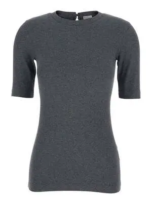 Brunello Cucinelli 3/4 Sleeve T-shirts For Women