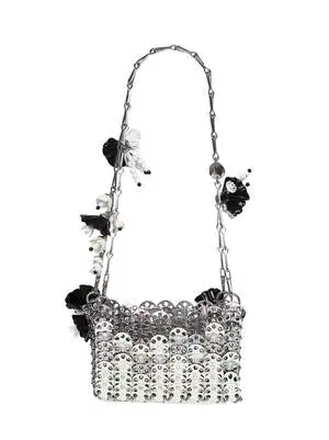 Rabanne Silver And White 1969 Nano Shoulder Bag - Multicolor