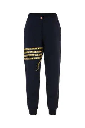 Thom Browne Embroidered Snake Sweatpants