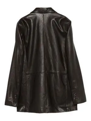 Tagliatore Double-breasted Lambskin Blazer