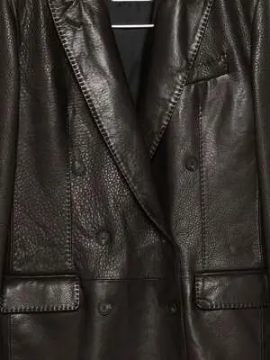 Tagliatore Double-breasted Lambskin Blazer