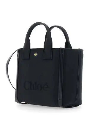 Chloé Carry' Small Handbag With Logo - Multicolor