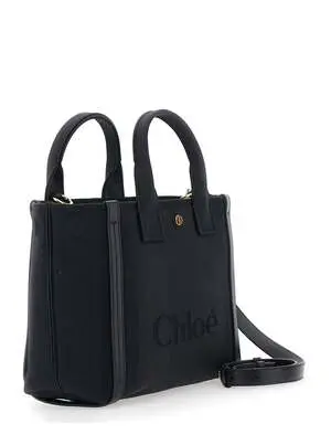 Chloé Carry' Small Handbag With Logo - Multicolor