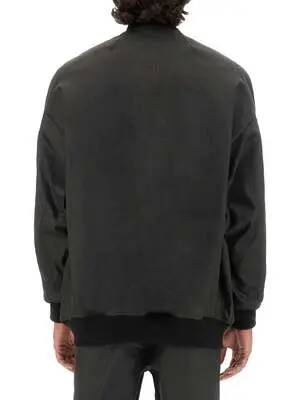 Rick Owens Zip Up Bomber Jacket - Black