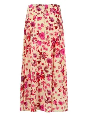 Isabel Marant Étoile Sakura Silk Long Skirt - Multicolor