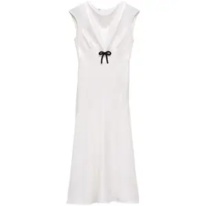 Prada Sequin Embellished Boat Neck Midi Dress