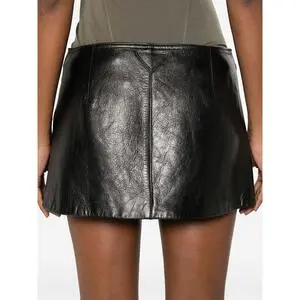 Prada A-line Skirt With Triangle Logo
