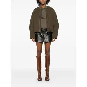 Prada A-line Skirt With Triangle Logo