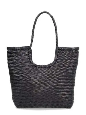Dragon Diffusion Borsa Ns Diagonal Triple Jump Woven Leather Tote
