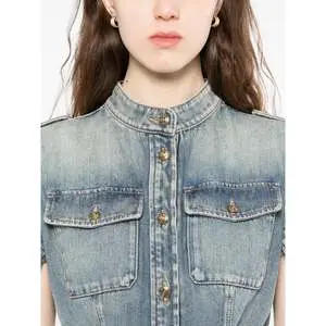 Alexander McQueen Cotton Dress - Blue