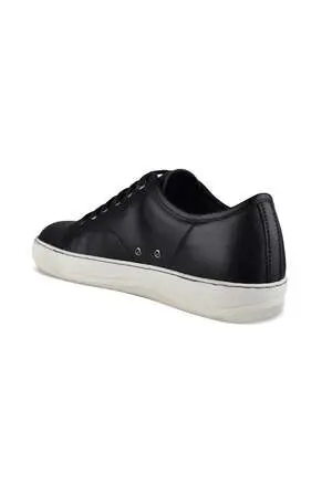 LANVIN Smooth Leather Low-top Sneakers - Black