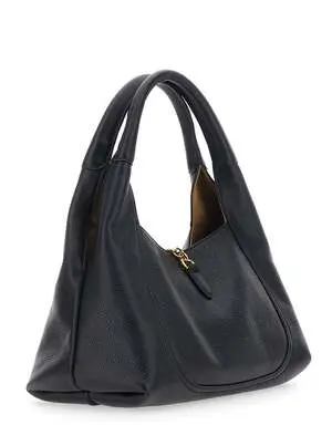 Gucci Softbit Grande Shoulder Bag With Maxi Horsebit In Hammered Leather - Multicolor