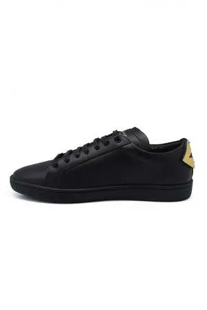 Saint Laurent Court Classic Sl/01 Sneakers With Snakeskin Detail