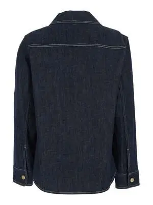Max Mara Enfasi" Denim Shirt - Multicolor