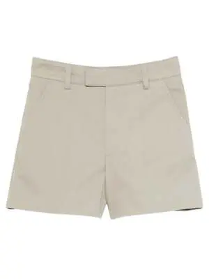 A.p.c. Lili Cotton Blend Shorts - Green