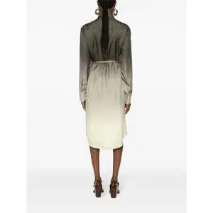 Prada Silk Gradient Effect Dress
