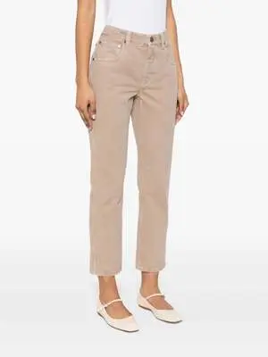 Brunello Cucinelli Dyed Cotton Pants - Multicolor
