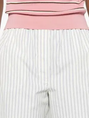 Miu Miu Cotton Pajama Trousers