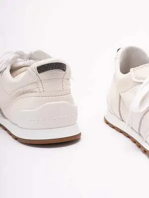 Brunello Cucinelli Deerskin Lace Up Sneakers - Multicolor