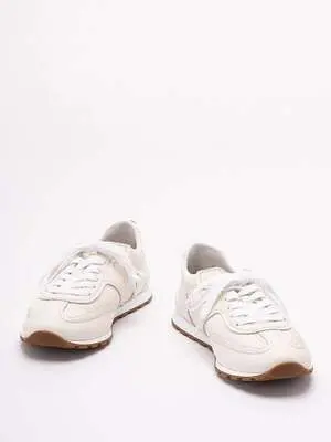 Brunello Cucinelli Deerskin Lace Up Sneakers