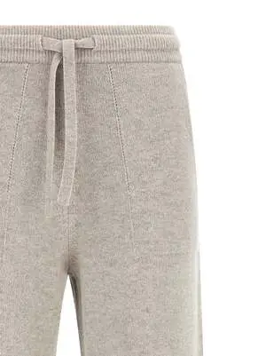Max Mara Mmpietra' Wool And Cashmere Knit Pants