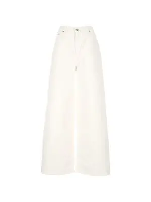 GOLDEN GOOSE Boyfriend Wide Leg Jeans - Multicolor