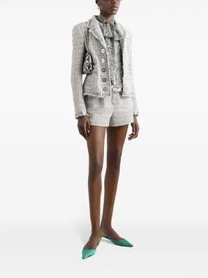 Dolce & Gabbana Tweed Jacket With Trim