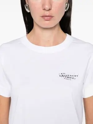 Givenchy Logo Cotton T-shirt - Multicolor