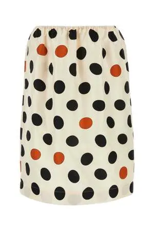Bottega Veneta BOTTEGA VENETA Printed Silk Skirt Multicolor